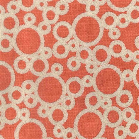 K Bubbles Coral Regal Fabrics