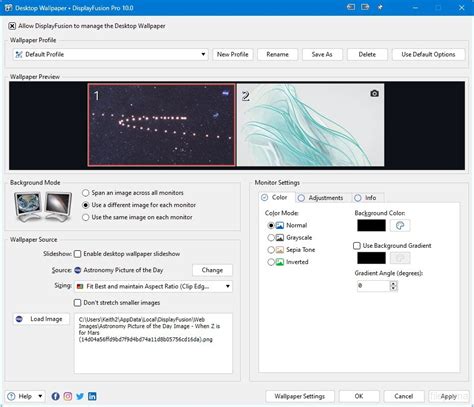 Download Displayfusion 11 1 1 For Windows