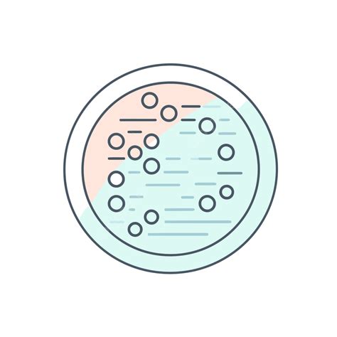 Eukaryotic Cell Cell Illustration Line Icon Vector Golfball Lineal