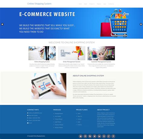 Python Django MySQL Online Shopping System Project