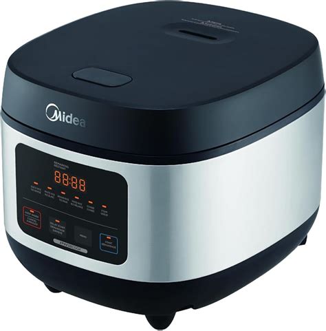 Midea 5l Rice Cooker 10 Cup Uncooked 6 Preset Menus One Touch Led