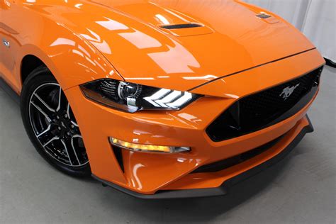 Matte Orange Mustang