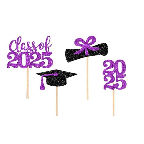 2025 Graduation Party Decorations Graduation Season Small Cake Decorations Card Slot Inserts