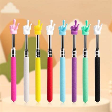 Haian Retractable Office Meeting Class Pointer Stick Teaching Aids Teacher Supplies Blackboard