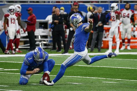 Detroit Lions Rookie Kicker Riley Patterson Wins Nfc Special Teams