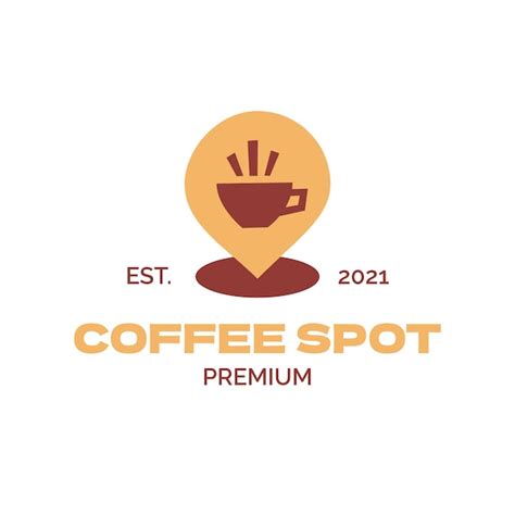 Modello Di Caffè Logo Vettore Gratis