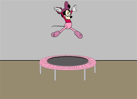 Minnie Mouse Is Ballet Bounce On Trampoline 3 By Tylerleejewell On Deviantart