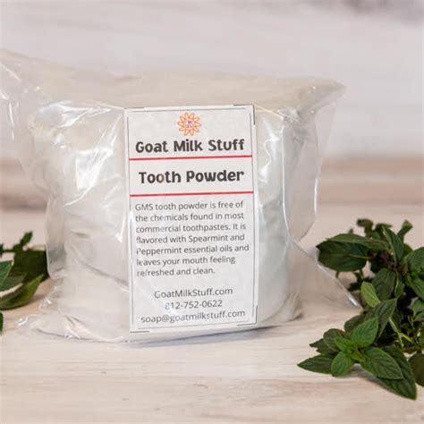 Natural Tooth Powder Refill Goat Milk Stuff