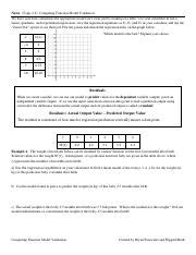 Competing Function Model Validation Linear Quadratic And Course Hero
