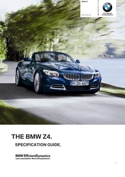Specification Guide Pdf Bmw