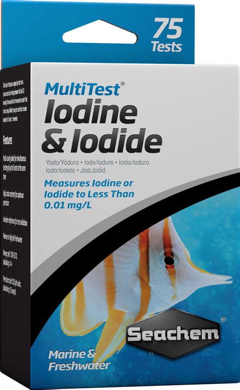 Seachem Multitest Iodine And Iodide Test Kit The Pet Source
