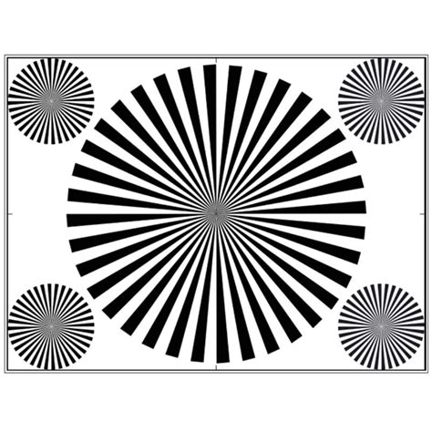 Star Target Back Focus Test Chart Sineimage Optical Focus Ye0220 For
