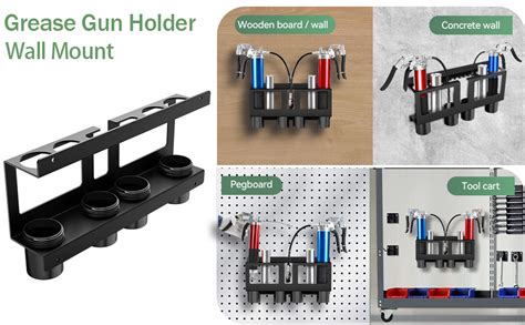 Grease Gun Holdergrease Gun Rack Wall Mount Compatible
