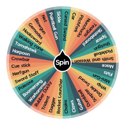 Weapon Spin The Wheel Random Picker