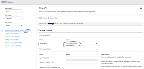 solved test rest api with dev account servicenow community