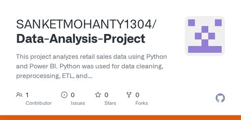 Github Sanketmohanty1304data Analysis Project This Project Analyzes Retail Sales Data Using
