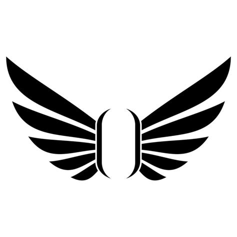 Premium Vector Flying Wings Logo Illustration