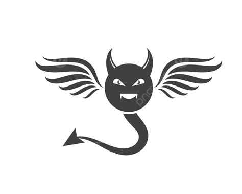 Devil Logo Vector Template Illustration Power Bad Tail Vector Template Download On Pngtree