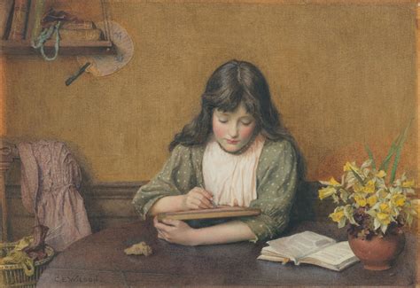 Homework Painting Charles Edward Wilson Oil Paintings