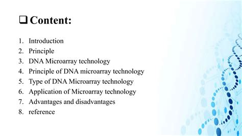 Dna Microarray Technology For Principle Of Drug Discovery Pptx