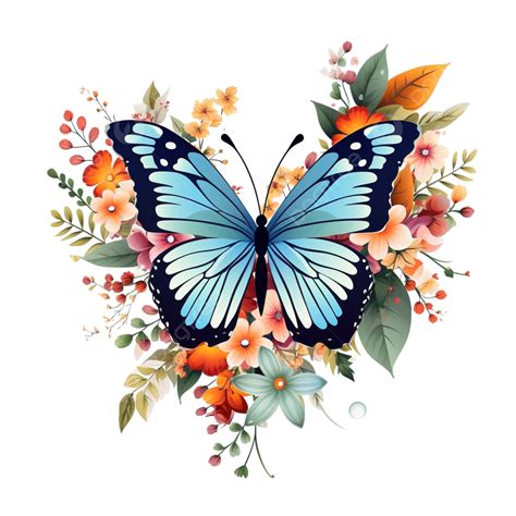 Floral Butterfly Colors At James Aviles Blog