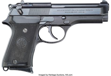 Beretta Model 92 Sb Semi Automatic Pistol Handguns Lot 40361