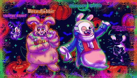Crossover Types Of Monster Rabbits For Halloween By Thepurplesquidgirl On Deviantart