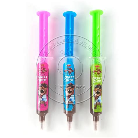 Syringe Toy Candy Liquid Chocolate Jam Sweets