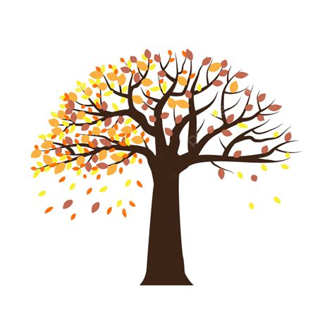 Autumn Leaf Fall Vector Hd Png Images Leaf Fall Tree Autumn Vector Tree Drawing Fall Drawing