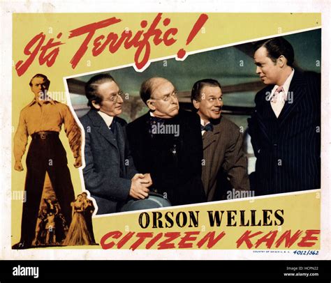 Citizen Kane From Left Everett Sloane Erskine Sanford Joseph Cotten