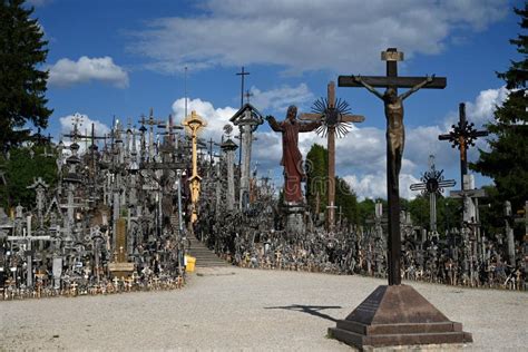 Siauliai Lithuania July 22 2024 Hill Of Crosses Kryziu Kalnas