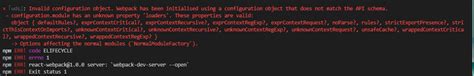 Webpack打包时提示invalid Configuration Object错误scriptext Html Webpack Plugininvalid Configuratio Csdn博客