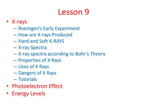 SOLUTION Physics X Ray Studypool