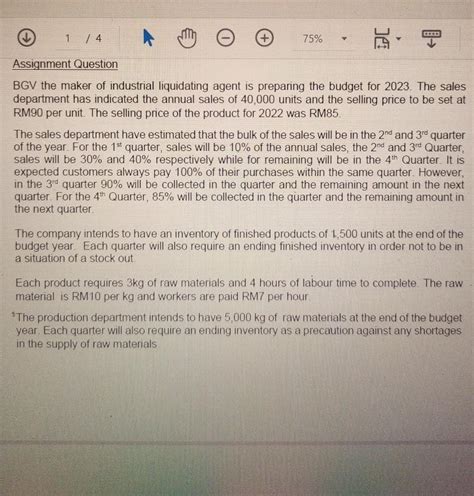 The Production Requires Variable Overheads That Is