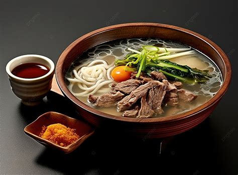 Taekwondo Chef S Special Soup Menu Background Ribs Galbitang Soup