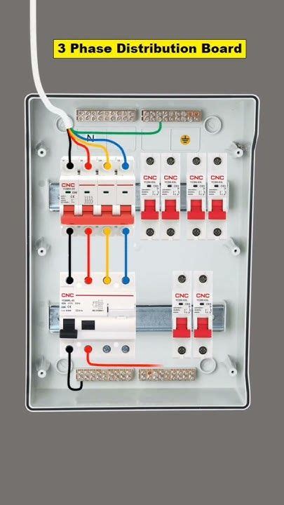 3 Phase Distribution Board Wiring Distribution Board Electronic