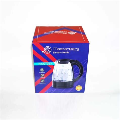 Стеклянные электрические чайники с подсветкой Masterberg NAC-007 1800W ...