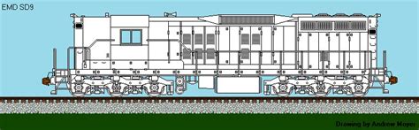 Emd Sd9 By Andrewk4 On Deviantart