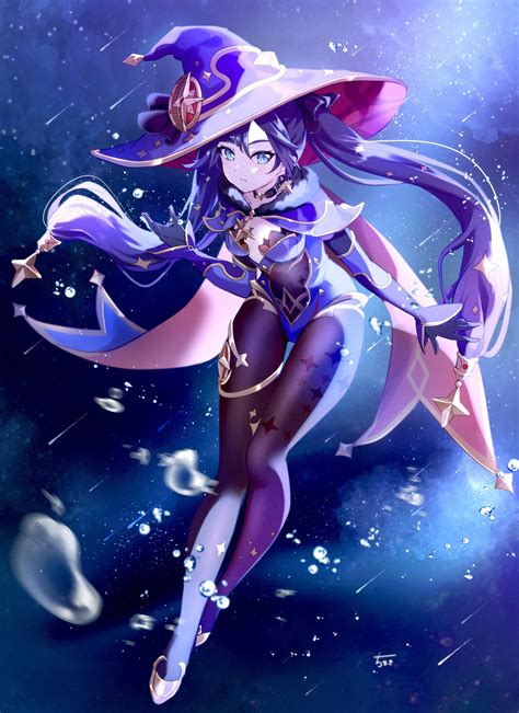 Fuyuu310 Mona Genshin Impact Genshin Impact Absurdres Highres