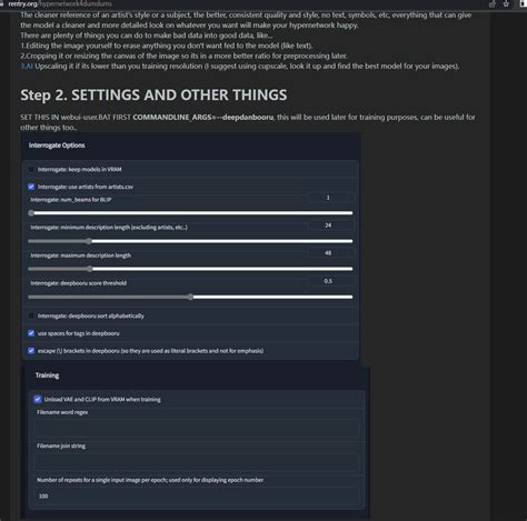 Help I Can T Find The Same Setting Options Like Wiki Issue AUTOMATIC Stable