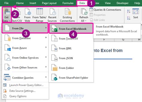 How To Change Data Source From One Excel File To Another Excel File In