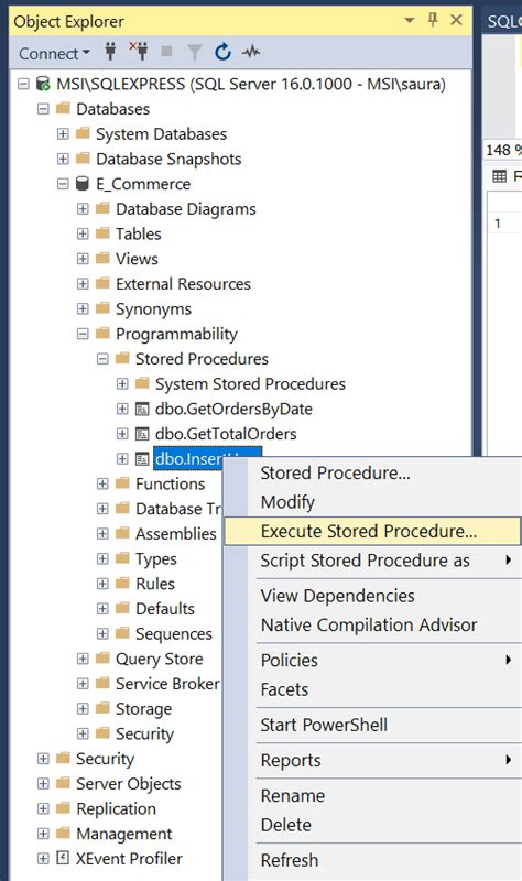 How To Execute Stored Procedure For Insert In Sql Server Sql Server