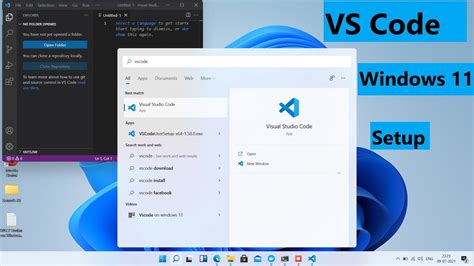 How To Install Vs Code On Windows 11 Visual Studio Code Youtube
