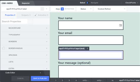 How To Use Css Hero To Customize The Contact Form 7 Plugin Css Hero